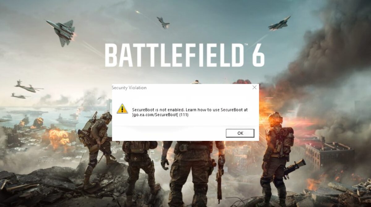 Battlefield 6 Secure Boot Error – How to Fix on Steam & EA App